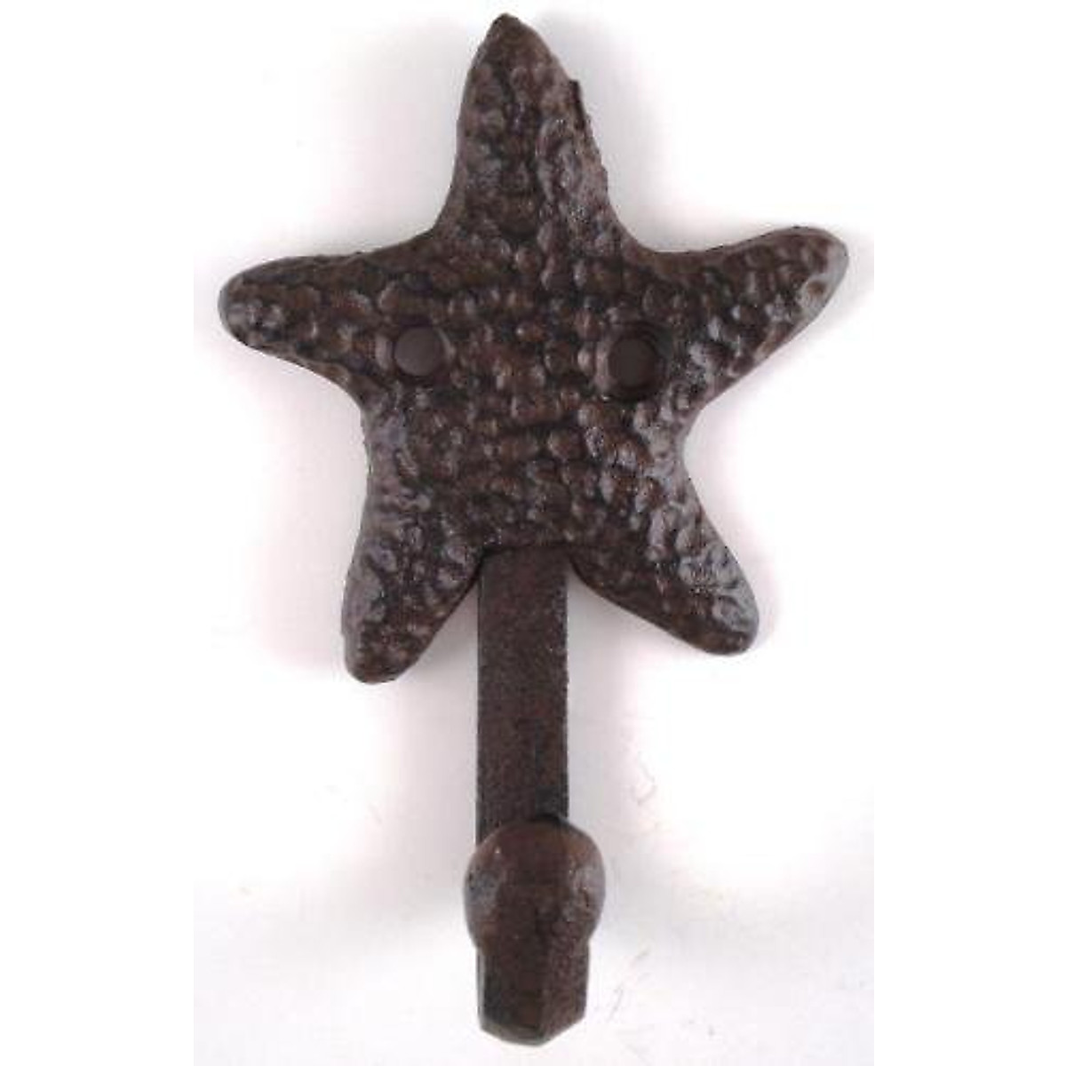 Lighthouse Dolphin Anchor Starfish Seahorse Shell Cast Iron Nautical Hooks Set