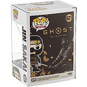 Funko 49041 POP Games: Ghost of Tsushima-Jin Sakai Collectible Toy, Multicolour, 3.75 inches