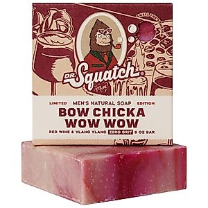 Dr. Squatch All Natural Bar Soap for Men Limited Edition, Bow Chicka Wow Wow