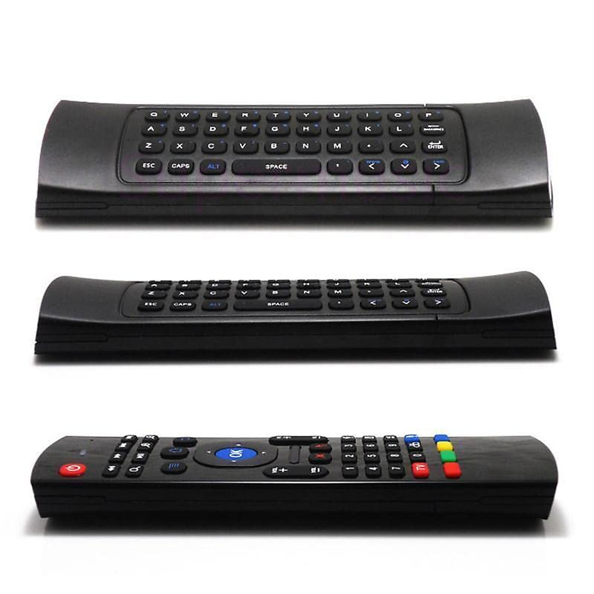 Air Mouse Remote, with Voice MX3 Pro 2.4G Android Box Remote with Mini Wireless Keyboard, Compatible for Android TV/Box/IPTV/Android Projector