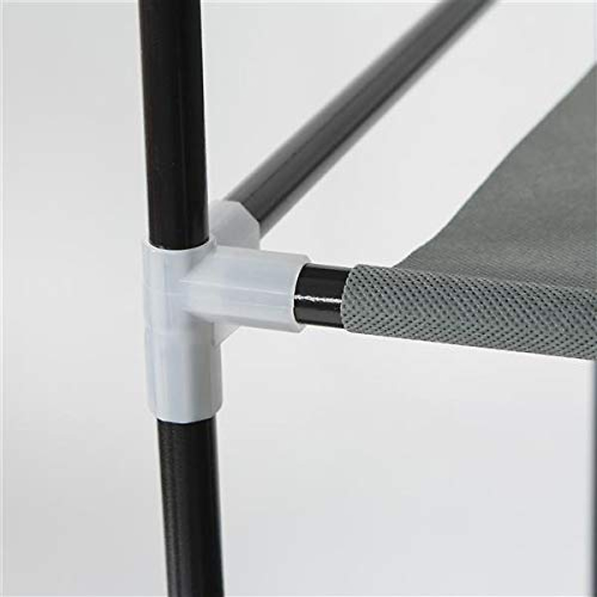 AUTOKOLA Home 5-Layer 12-Compartment Non-Woven Fabric Wardrobe Portable Closet Gray (133x46x170cm) 3-7 Days Delivery