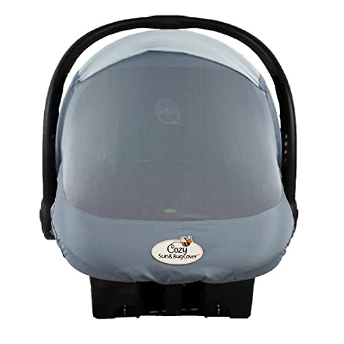 Summer Cozy Cover Sun & Bug Cover (Glacier Gray) - The Industry Leading Infant Carrier Cover Trusted by Over 2 Million Moms Worldwide for Protecting Your Baby from Mosquitos, Insects & The Sun