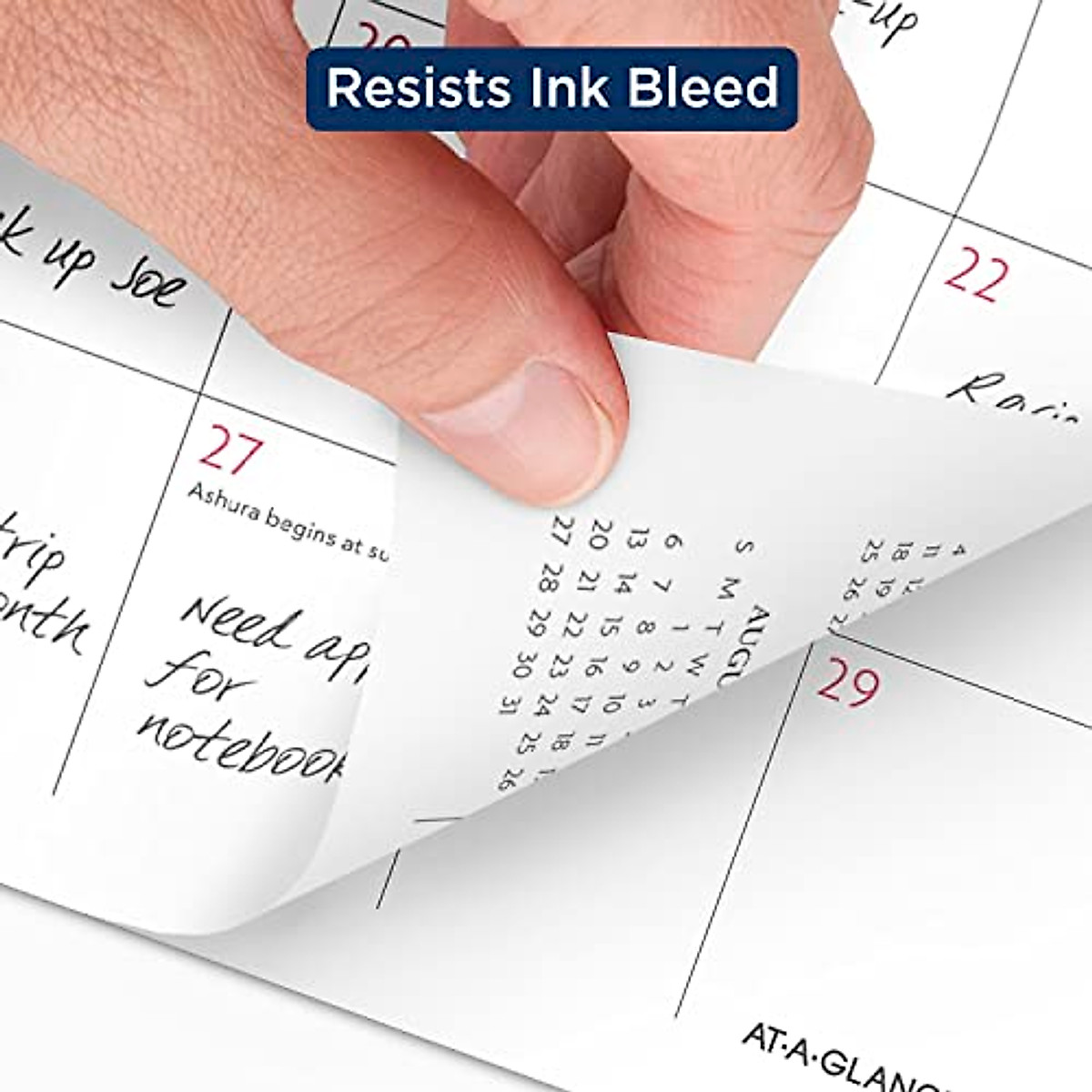 AT-A-GLANCE 2023-2025 Pocket Calendar, 2 Year, Monthly Academic Planner, 3-1/2" x 6", Pocket Size, BADGE Floral (1664F-021A)