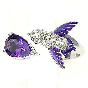 Women Hummingbird Ring Adjustable Finger Rings Superior Quality and Creative