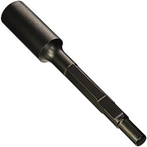 BOSCH HS1824 1-Piece 5/8 In. & 3/4 In. x 10 In. Ground Rod Driver Tool Round Hex/Spline Hammer Steel,Black