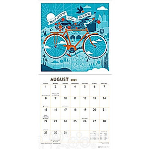 Bike Art 2021 Calendar