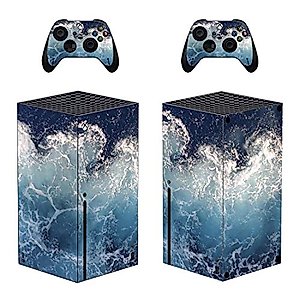 FELIPE SEIJI KUBA Vinyl Skin Sticker Cover Decal for Microsoft Xbox Series X Console and Remote Controllers multi color HD Printing