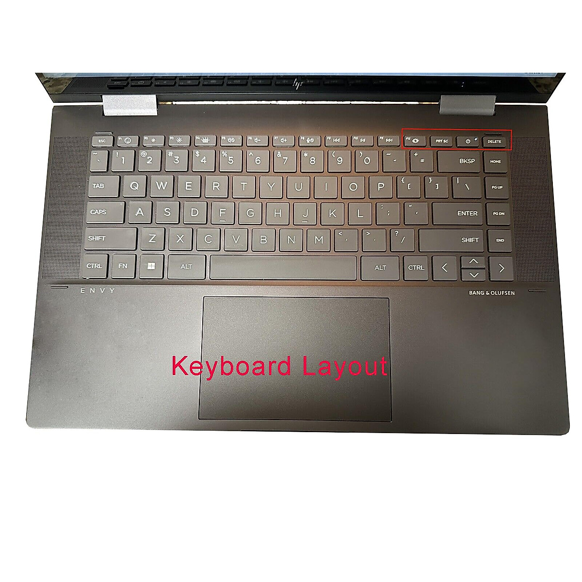 Keyboard Skin Compatible for 2023 HP Envy 2-in-1 14" 14-ES 14-ep 14-em Series, HP Envy X360 2-in-1 15.6" 15-fe 15-fh 15-ey 15-ew & HP Envy X360 16t-h000 Series Laptop (NO Numeric Keypad) (White)