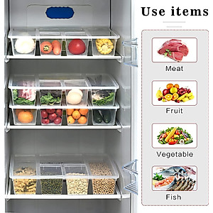 Eanpet 2Pack Veggie Tray with Lid 5 Compartment Food Container with Dividers Large Serving Tray Travel Snack Containers Stackable Produce Saver Snackle Box for Fruit,Vegetable,Salad,Meal