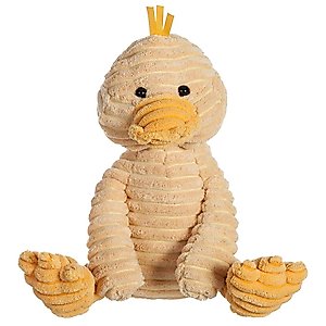 Apricot Lamb Toys Plush Corduroy Duck Stuffed Animal Soft Cuddly Perfect for Child (Corduroy Duck, 8.5 Inches)
