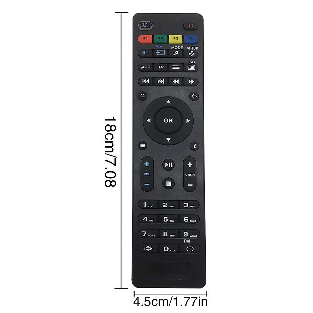Riry New Replacement IPTV Remote Control MAG255 for Linux IPTV Set-Top Box MAG 250 254 255 256 257 275 322 349 350 MBOX X96 M8 M8S T95M T95N T95X MXQ PRO Remote Control