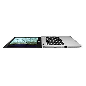 SHOXLAB New ASUS_Chrome.Book Laptop Convertible PC Computer, 14" HD, Intel Celeron N3350, 4GB RAM, 64GB eMMC, Webcam, WiFi, Bluetooth 5.0, 8h Battery Life, Chrome.OS (4GB RAM | 64GB Storage)
