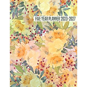five year planner 2023-2027: Organize Your Goals, Schedule Your Tasks, and Achieve Success Over the Next Five Years
