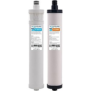 Aquasure Dash Series Complete Ultrafiltration (UF) Dual Cartridges Filter Bundle