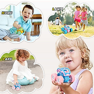 LODBY Car Toys for 2 3 4 Year Old Girls Gifts, Pull Back Cars Toys for Toddler Age 2-6, Monster Trucks for Kids Boys Toys Age 2-6 Year Old Girl Birthday Gifts