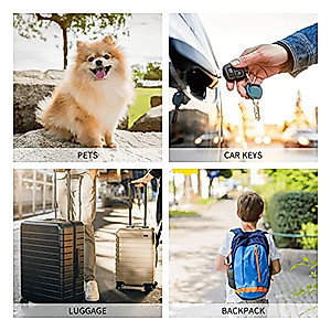 Cute AirTag Case Leather for Kids Child Air Tag Key Ring Anti-Lost, Anti-Scratch, Protective Cover Compatible with AirTag Holder 2021