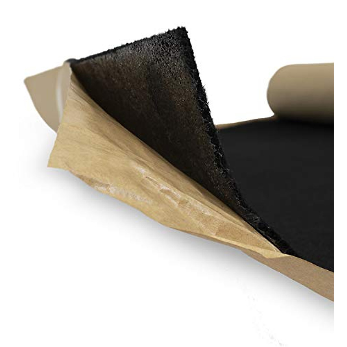 NVX 32 Square Feet Black Subwoofer Box/Trunk Liner Carpet with Adhesive Back