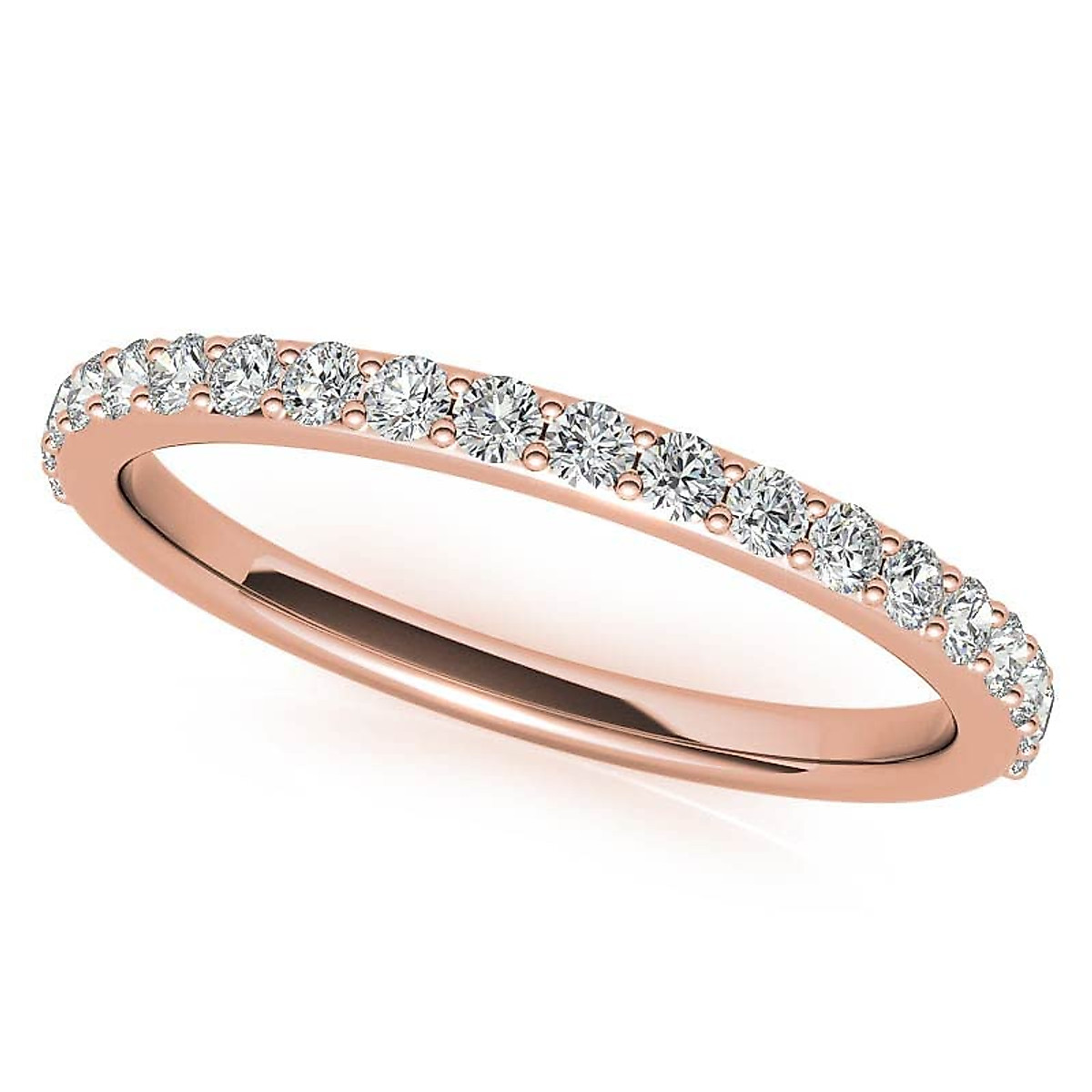 10K Solid Rose Gold Handmade Engagement Ring 3 CT Oval Cut Moissanite Diamond Solitaire Wedding/Bridal Ring for Womens/Her Propose Ring Set (7)