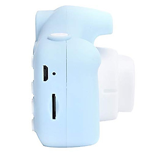 01 Kids Digital Camera, Lightweight Portable Continuous Shooting Children Video Digital Cameras, for Girls and Boys Birthday Gifts Toddlers Travel Use(Blue)