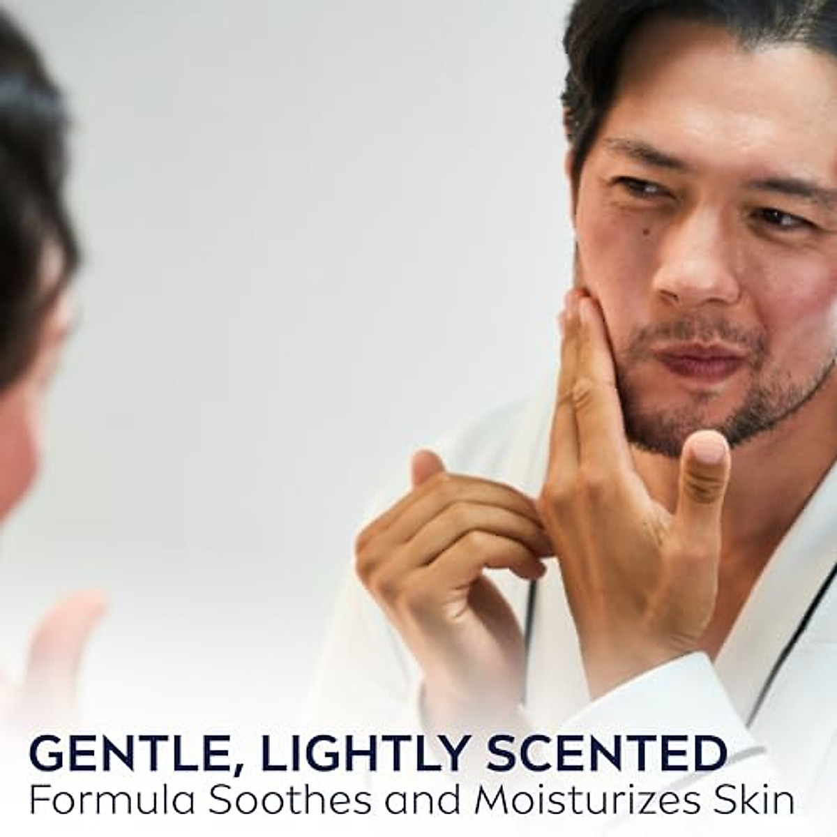 NIVEA MEN Sensitive Soothing Post Shave Balm with Vitamin E, Pro-Vitamin B5 and Chamomile Extract, Alcohol Free After Shave Balm for Men, 3.3 Fl Oz Bottle