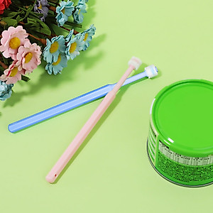 2 Pack Small Dog Toothbrush,360 Degree Silicone Cat Toothbrush Pet Dental Care Dog Oral Hygiene Deep Clean Pet Teeth Cleaning Kit Soft Bristles Friendly to Gums, Easy to Handle, Fresh Breath - Medium