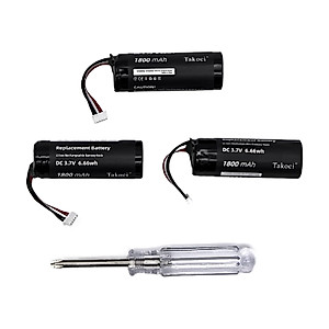 TAKOCI (3PCS) Replacement Battery for Datalogic QuickScan QBT2X QBT2400 QBT2131 QBT2400 QM2400 QBT2101 QBT2430 QBT2430 QBT2131,fits Part Number RBP-2X00 BT-32 128003203