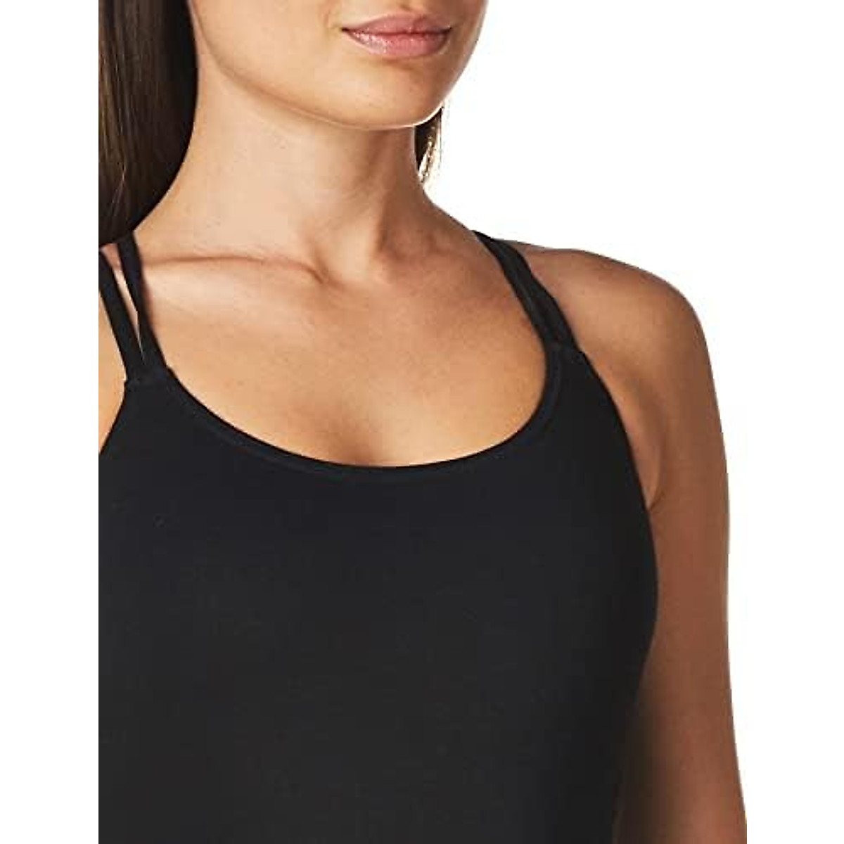 Capezio womens Classic Double Strap Camisole athletic leotards, Black, Small US