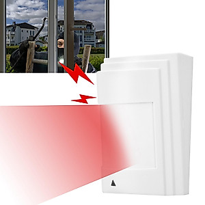 Wired Passive Infrared Motion Sensor, 12V Dual PIR Motion Detector, Home Security Warning Alarm System, Low Noise and High Sensitivity