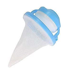 Floating Lint Mesh Bag Pet Hair Collector Laundry Filter Bag for Washing Machine Washer Lint Catcher,Hair Filter Net Pouch(Blue)