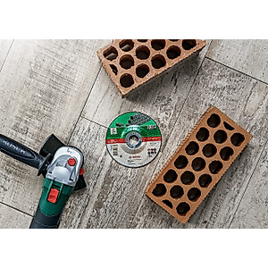 Bosch DIY Trennscheibe Stein für Winkelschleifer (5 Stück, Ø 125 mm, gekröpft, C 30 S BF)