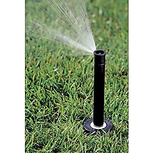 Rain Bird 1806APPRS Pressure Regulating (PRS) Professional Pop-Up Sprinkler, Adjustable 0° - 360° Pattern, 8' - 15' Spray Distance, 6" Pop-up Height, Black