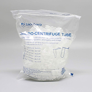 1.5ml Microcentrifuge Tube with Graduated, PP Materia (Pack of 500)
