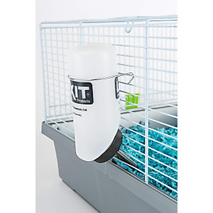 Lixit Wide Mouth BPA-Free Cage Water Bottles for Rabbits, Ferrets, Guinea Pigs, Rats, Chinchillas, Hamsters, Mice, Hedgehogs, Gerbils and Other Small Animals. (Translucent, 8 Ounce)