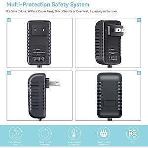Nuxkst 5V AC Adapter Replacement for Graco SSA-5W-05 US 050100F Simple Sway, Glider LX Elite Premier Glider Lite Petite DLX Lovin Hug Sweetpeace DuetSoothe DuetConnect Sweet Snuggle Comfy Cove Swing