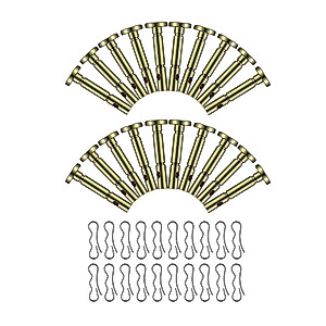 20 pcs 738-04155 Shear Pins + 20 pcs 714-04040 Cotter Pins for Replacement 1/4" x 1-7/8" Snowblower Shear Pins, Compatible with MTD Cub Cadet Craftsman Troy-Bilt 80-019, Fits 2007 and After