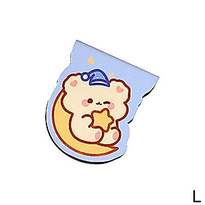 Ruifaya Cartoon Bookmark Book Page Folder Student Cute Half-fold Bookmark Bookmark Stationery Cute Magnet Pet Magnetic Custom