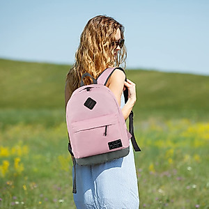 BE SMART Lightweight School Backpack Casual Large Daypack fits 13.5" Laptop, Outdoor Sports Rucksack Kids Book bag for Work,Travel,Daily Use,Mummy bag, suit for Men & Woman,20L