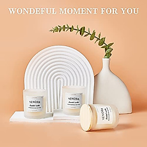 Premium Scented Candle | Aromatherapy Candle | Natural Soy Candles | Flora Fragrance Candle |Cotton Wick Candle| Ideal Gift for Man/Woman (Englis Pear & Freesia)