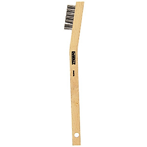 DeWalt DW49705 Row Angle Handle Carbon Wire brush, 3-Inch X 14-Inch