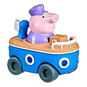 Peppa Pig Peppa’s Adventures Little Buggy Vehicle Preschool Toy for Ages 3 and Up (Grandpa Pig in His Boat)