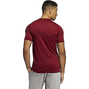 Mens Adidas Collegiate Burgundy/White Creator Short Sleeve T-Shirt - S