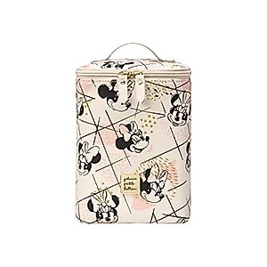 Petunia Pickle Bottom Baby Cooler Bag | Perfect for Baby Bottles and Snacks | Insulated & Reusable Bottle Cooler and Baby Holder | Shimmery Minnie Mouse