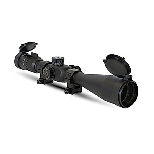 Monstrum G2 6-24x50 First Focal Plane FFP Rifle Scope with Illuminated Rangefinder Reticle and Parallax Adjustment | Black