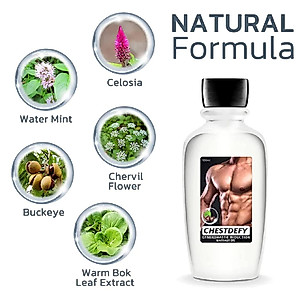Chestdefy Gynekomastie Reduction Massage Oil,Gynecomastia Tightening Cream,Gynekomastie Reduction Massage Oil,Chest Reduction Massage Oil,Breast Tightening Cream,Breast Reduction Cream for Men (1pcs)