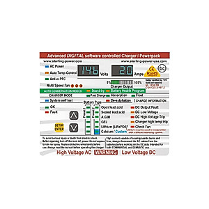 Sterling ProCharge Ultra 1250 12 Volts, 50 Amps