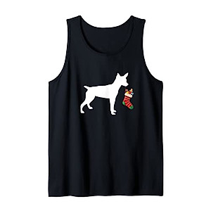 Rat Terrier Christmas Stocking Stuffer Dog Tank Top