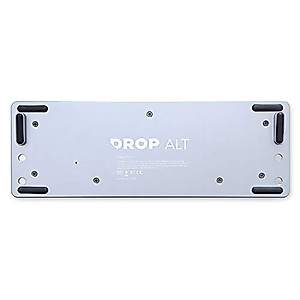 Drop ALT Mechanical Keyboard — 65% (67 Key) Gaming Keyboard, Hot-Swap Switches, Programmable Macros, RGB LED Backlighting, USB-C, Doubleshot PBT, Aluminum Frame (Halo True, Gray)