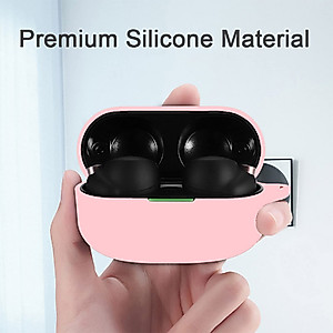 Cartoon Anime Case Compatible with Sony WF-1000XM4 with Keychain, Soft Silicone Shock Drop Proof Protections Cases Cover for Sony WF-1000XM4 (Red)