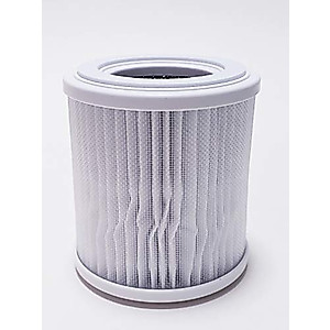Urban life essentials ULE-0120 HEPA Filter Replacement H13 Plus Activated Carbon Sponge Designed for use in Mini Purifier, eliminates Odors, polluting Particles, dust, Smoke and pet Dander.
