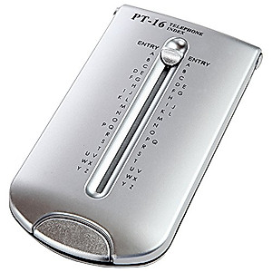 Home-X - Retro Style Flip Open A-Z Address Book, Hardcover Classic Design with Alphabetical Tabs for Optimal Organization, Silver Finish